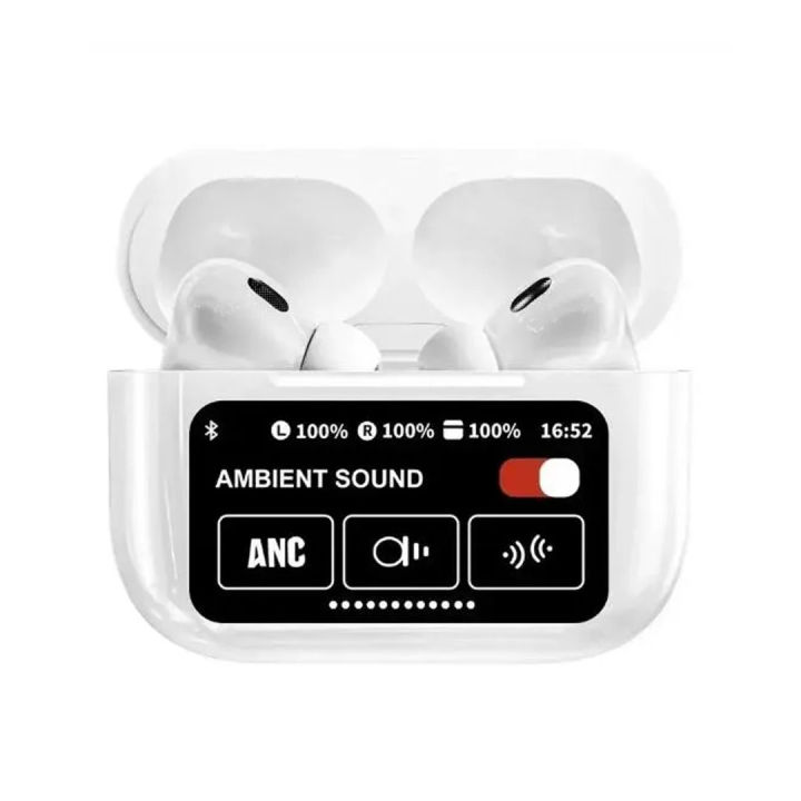 Airpods Pro 2 Full Touch Screen Display Wireless Earbuds With ANC/ENC ...