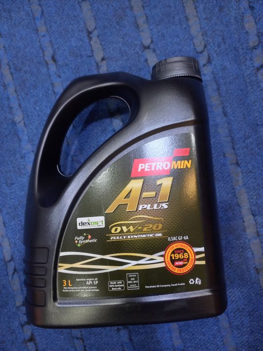 PETROMIN A-1 Plus 0w20 Full Synthetic Engine Oil 3L | Daraz.lk