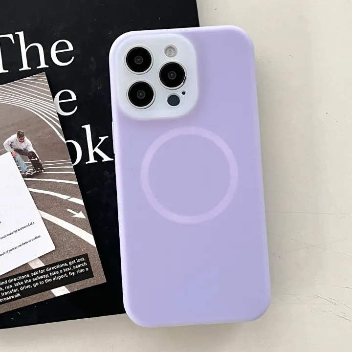 HODON Fluorescent Jelly Liquid Silicone Magnetic Phone Cases For iPhone ...