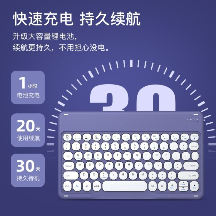 【Fingo】Round hat Bluetooth keyboard and mouse set suitable for iPad ...