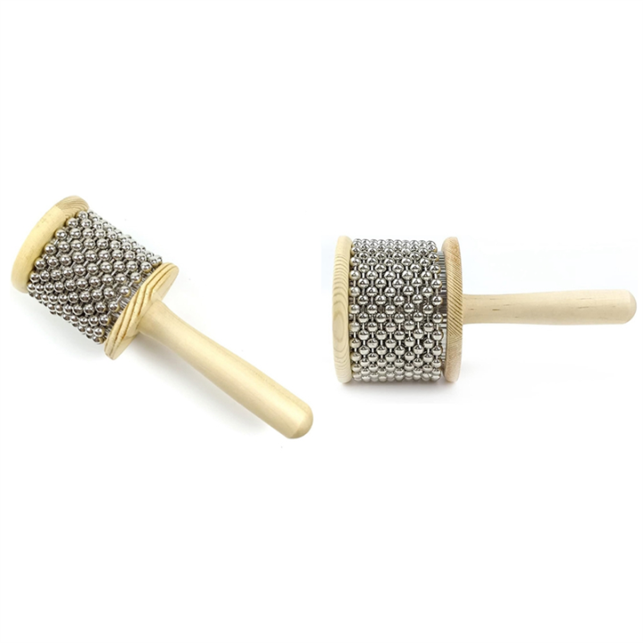 Wooden Hand Kabasa with Stainless Steel, Hand Cranked Percussion ...