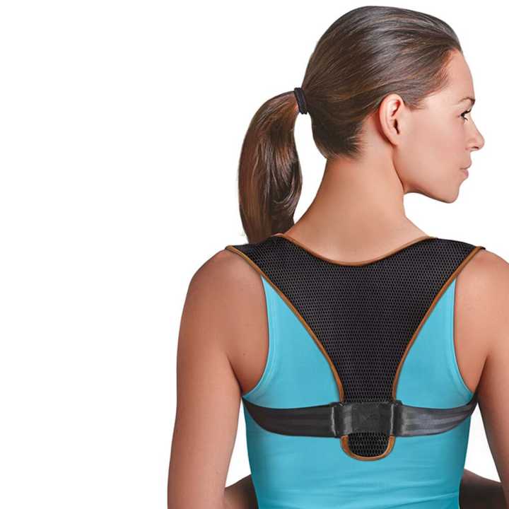 New Adjustable Adult Poor Posture Doctor Shoulder Support Correction ...