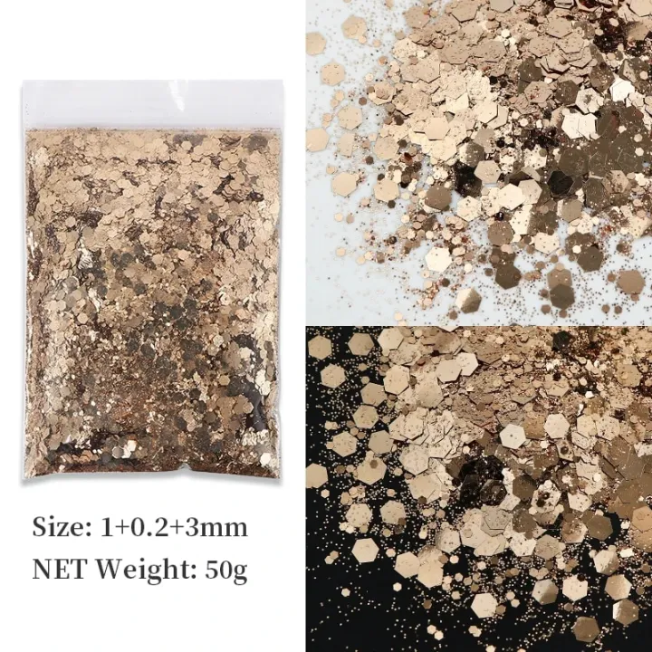 resin art accessories 50g Sparkly Resin Filling Gold Silver Powder ...