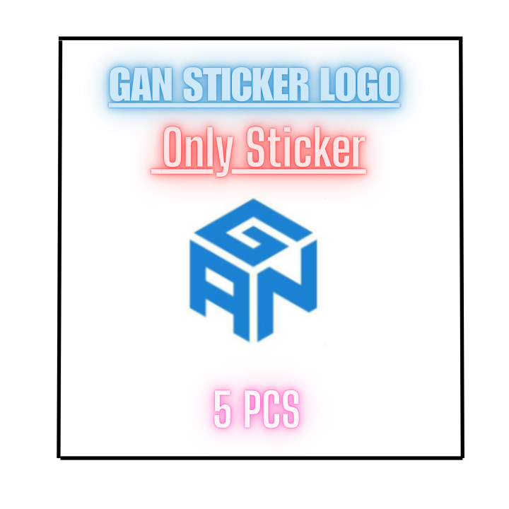 Vorix GAN Sticker Logo, 3x3 Cube Logo Stickers, Rubik Cube sticker logo ...