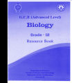 Advanced Level Biology Resource Book - Grade 12 (English Medium) | Daraz.lk