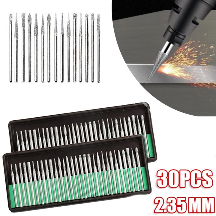carving tools 30Pcs Diamond Grinding Needle Point Engraving Carving ...