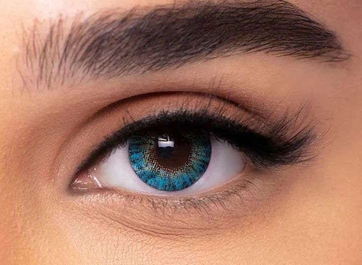 Colour TURQUOISE- Fresh Look tel Color Blends Contact Lens - Full Set ...