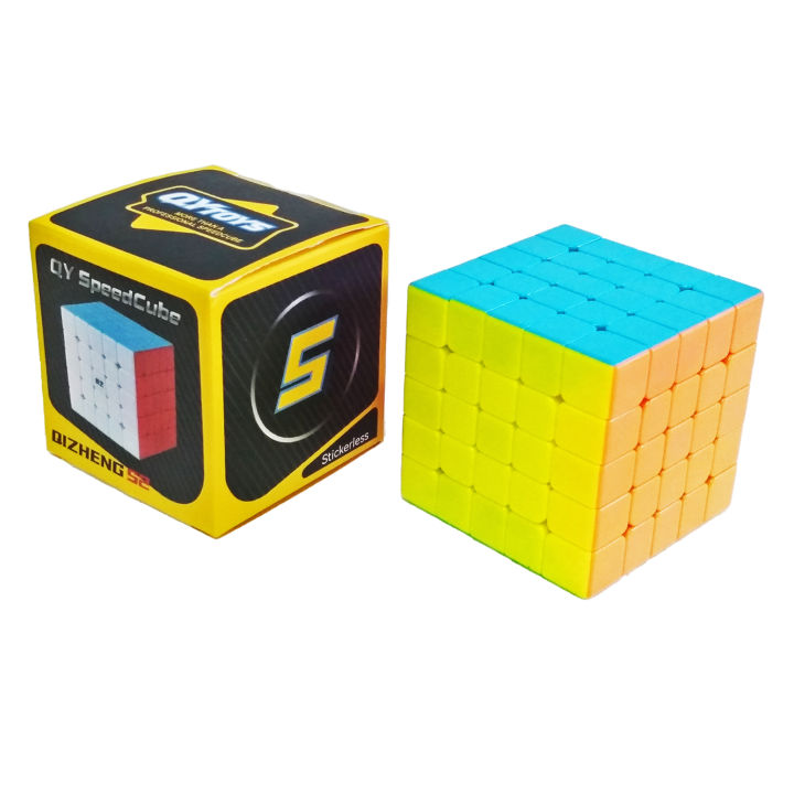 Qy 5x5 Speed Cube Stickerless Rubiks Cube | Daraz.lk