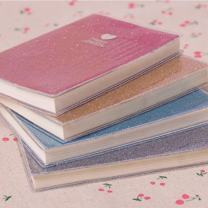 A7 Creative PVC Laser Cover notebook diary shining cool Kawaii Mini ...