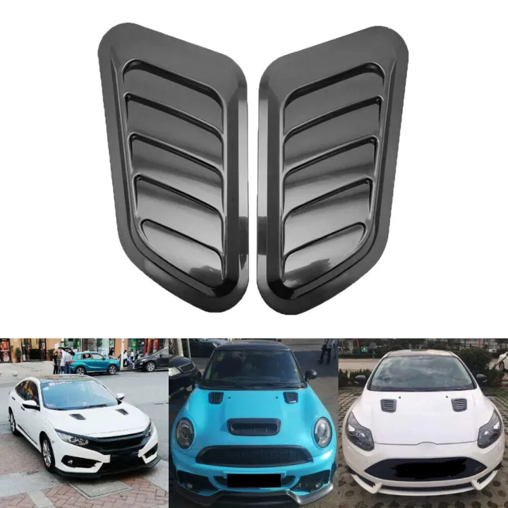 2Pcs Car Double Hood Air Flow Vent Dummy Type | Daraz.lk