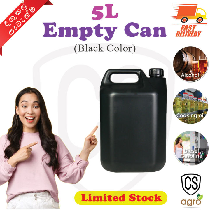 5L Empty Can High Quality Plastic Can for Stock Liquid Fuel Tanks ...