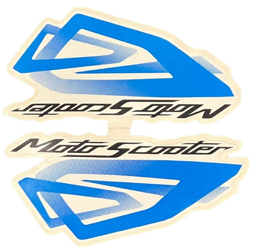 Honda Dio Blue Bike Front Panel Both side Stickers | Daraz.lk