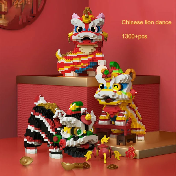 Creative Series Chinese Style Lion Dance Ornaments Toy, Creative ...