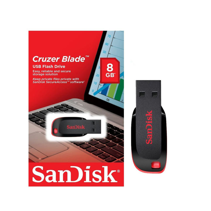 Sandisk 8GB Cruzer Blade USB Pen Flash Drive | Daraz.lk