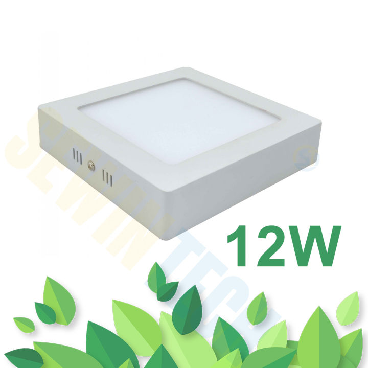 12W Square LED Panel Light Surface Mounted LED ceiling Slab Light ...