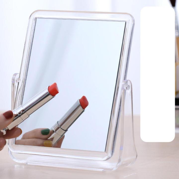 Acrylic+lens Vanity Mirror Magnifying 360° Swivel Stand Mirror Makeup ...