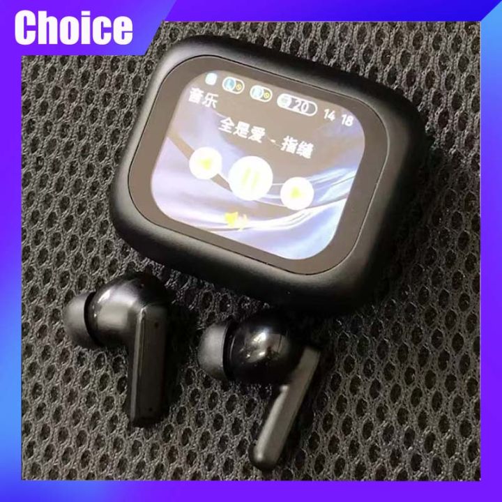 LX10 Wireless Earphone LED Touch Screen ANC ENC 5.4 Bluetooth Earphone ...