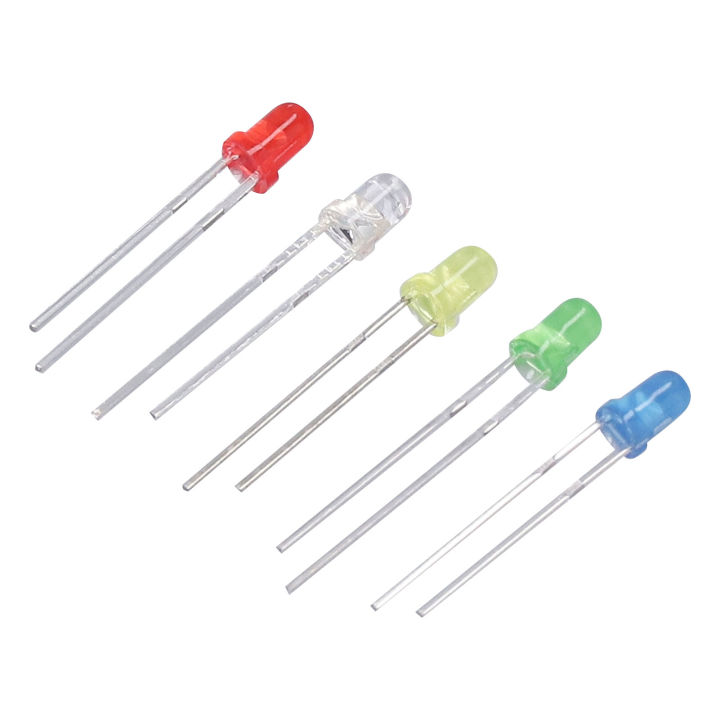 LED Lamp Diode, LED Emitting Diode Oxygen Resin Stainless Steel 0.12in ...