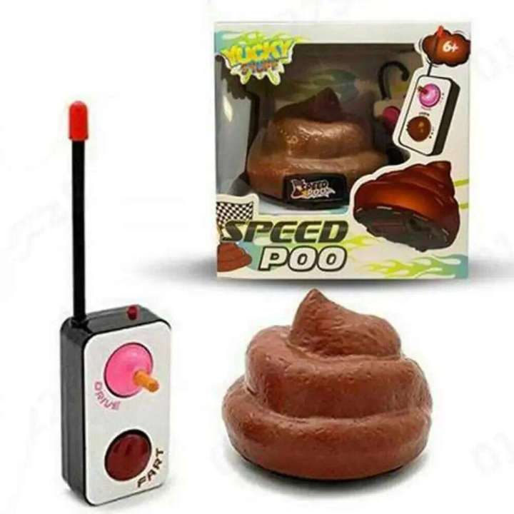 Speed Poo Decompression Poop Stool Funny Remote Control Car People ...