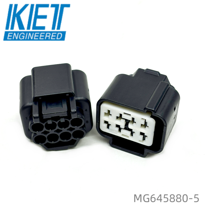 MG645880-5 KET 5mm pitch 8P Black rated current 10A wire-to-wire ...