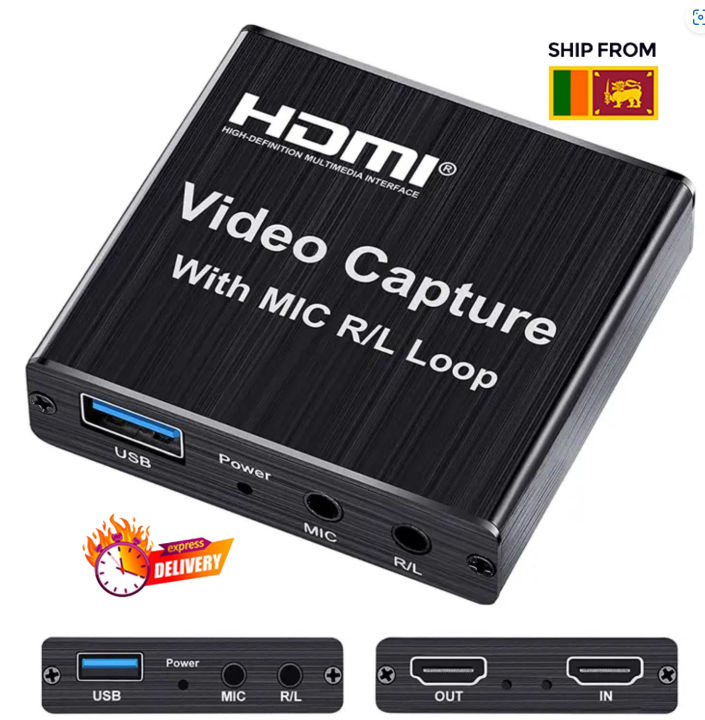 Video Capture Card 4K 1080P usb video capture card HDMI Video Capture ...