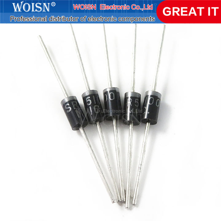 5pcs SR5100 SB5100 DO-41 Schottky Diode | Daraz.lk