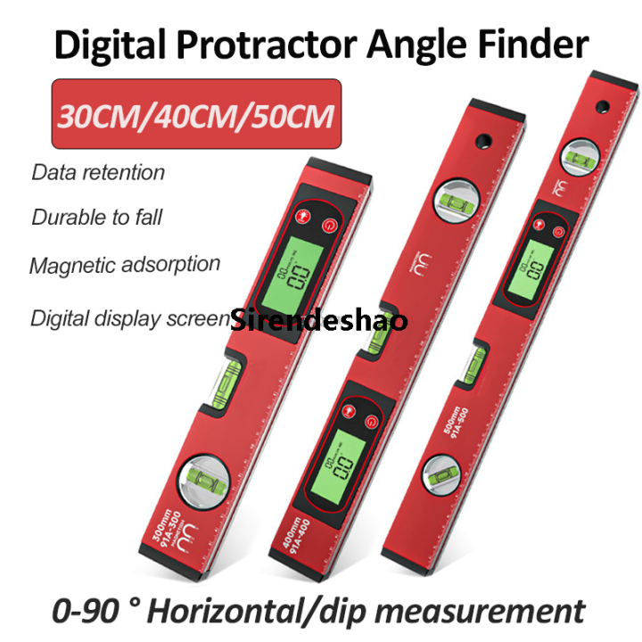Sirendeshao IUQXU Digital Protractor Angle Finder Inclinometer Spirit ...