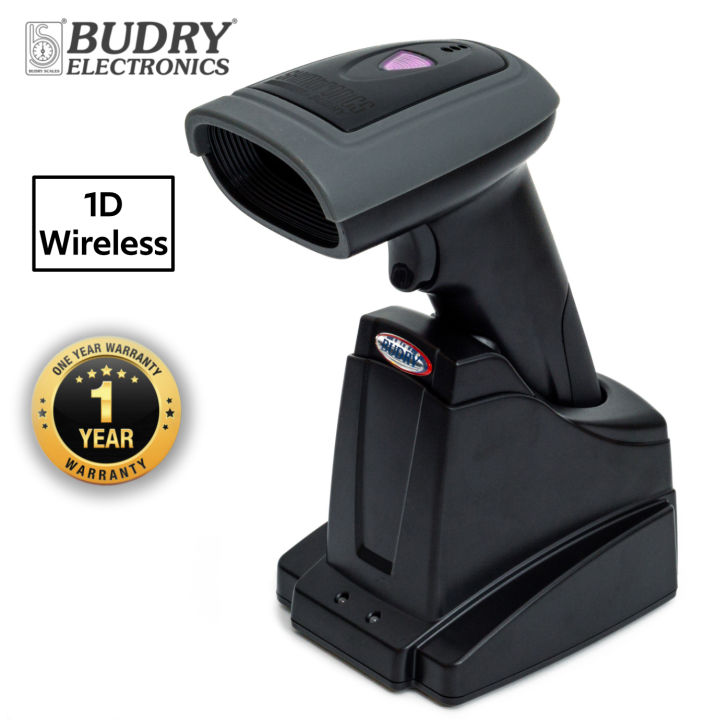BUDRY 1D Wireless Bluetooth Barcode Scanner with Dock | Daraz.lk