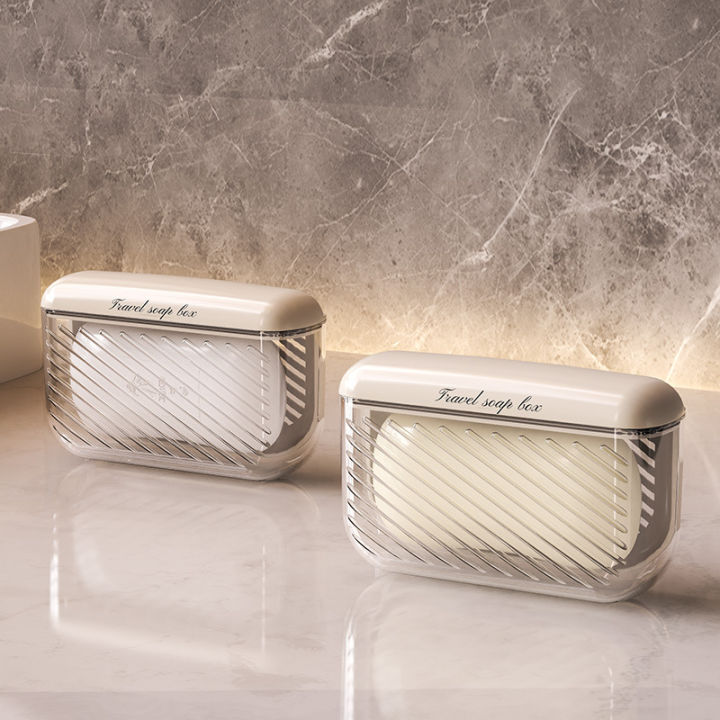 Travel Soap Case Leakproof Seal Drainable Portable Mini Soap Box ...