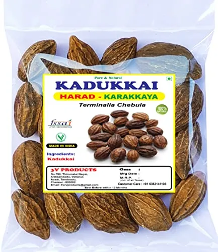 3V PRODUCTS: Kadukkai - (2x50g) - Haritaki | Karakkaya | Harad ...