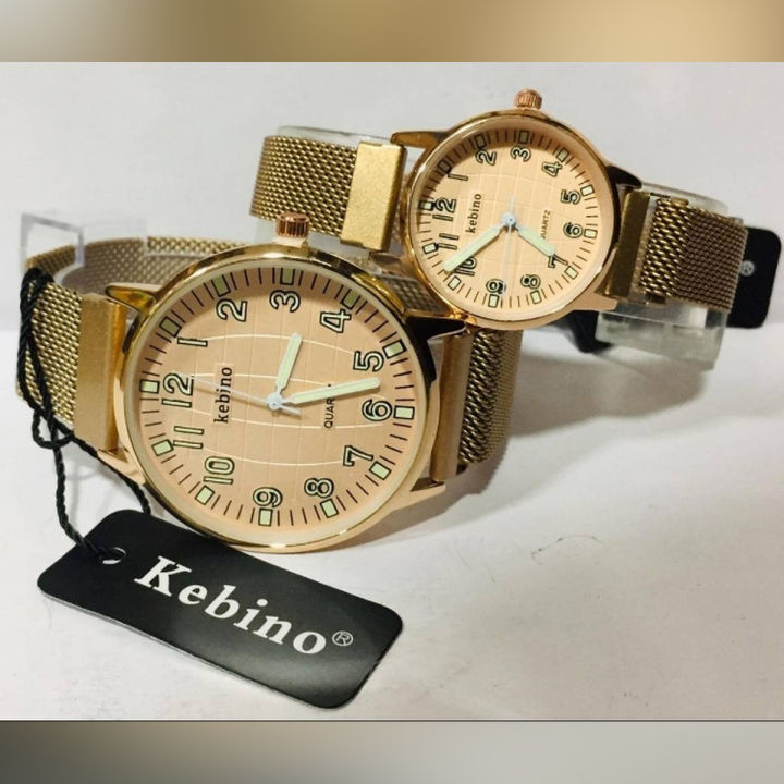Kebino rose gold magnet chain luxury couple Watch | Daraz.lk