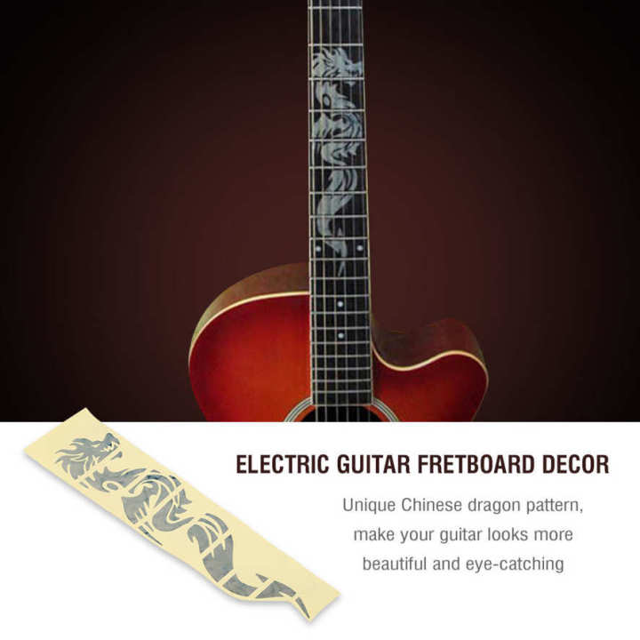 Cool Electric Acoustic Guitar Stickers Decal Ultra Thin Design ...