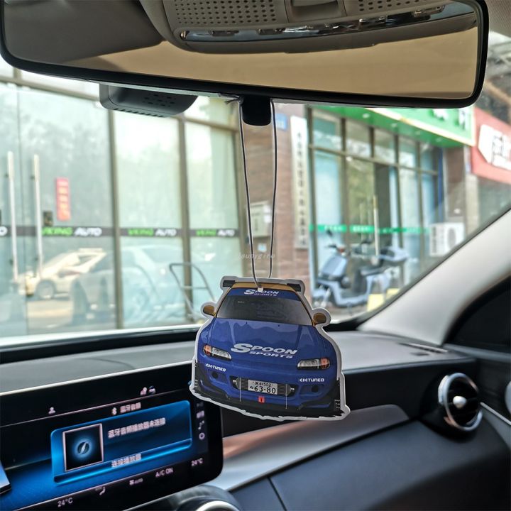 Asunygiro New arrival JDM Racing Car Rearview Mirror Pendant Air Freshe ...