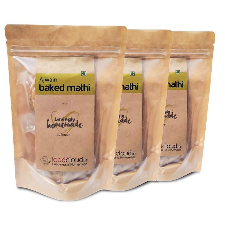 FOODCLOUD.IN Munchies - Baked Ajwain Mathi | Indian Homemade Snack ...