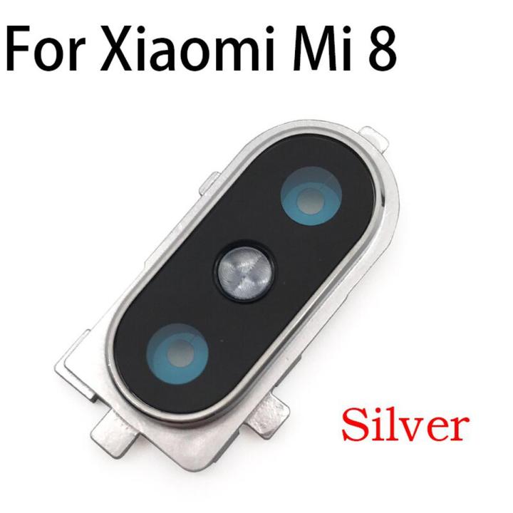 New Back Rear Camera Glass Lens With Cover Frame Holder For Xiaomi Mi8 Mi 8 Se 10 Lite 8Se ...