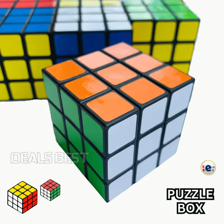 3X3X3 Speed Magic Rubik Cube Brain Sharpener Puzzle Box Kids And Adults ...