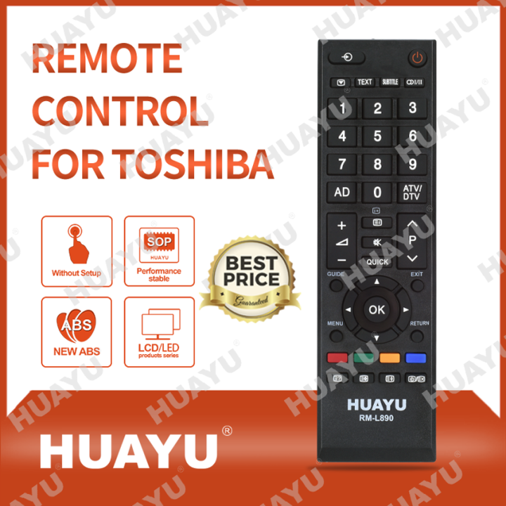 Toshiba LCD/LED TV Remote Controller RM-L809+ | Daraz.lk