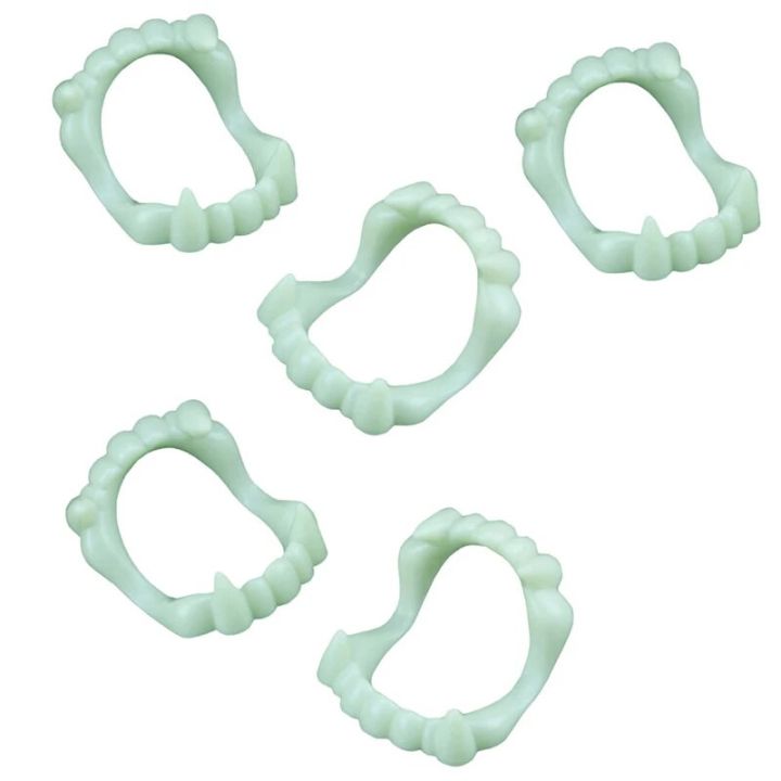 【HUT】 Halloween Vampire Denture Luminous Dress Up Props Horror Zombie ...