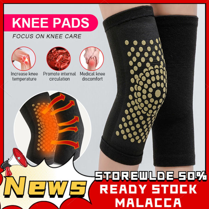 1 Pair Sarung Lutut Berhaba Herbal Self Heat Knee Guard Protector Pad ...
