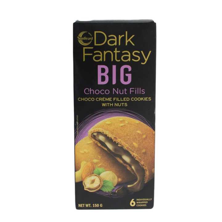 Sunfeast Dark Fantasy Choco Nut Fills Oriiginal Filled Cookies with ...