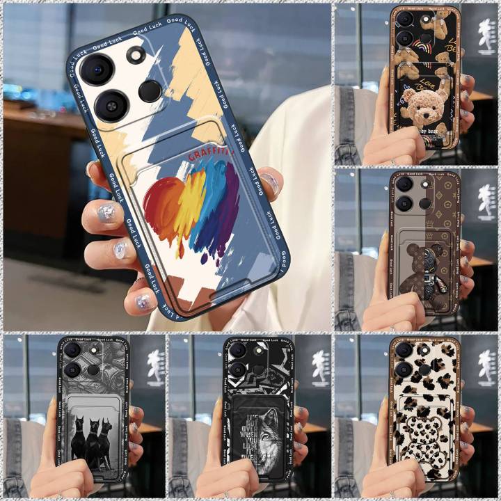 Anti-knock Back Cover Phone Case For Itel A05S/A663L Cover protective ...