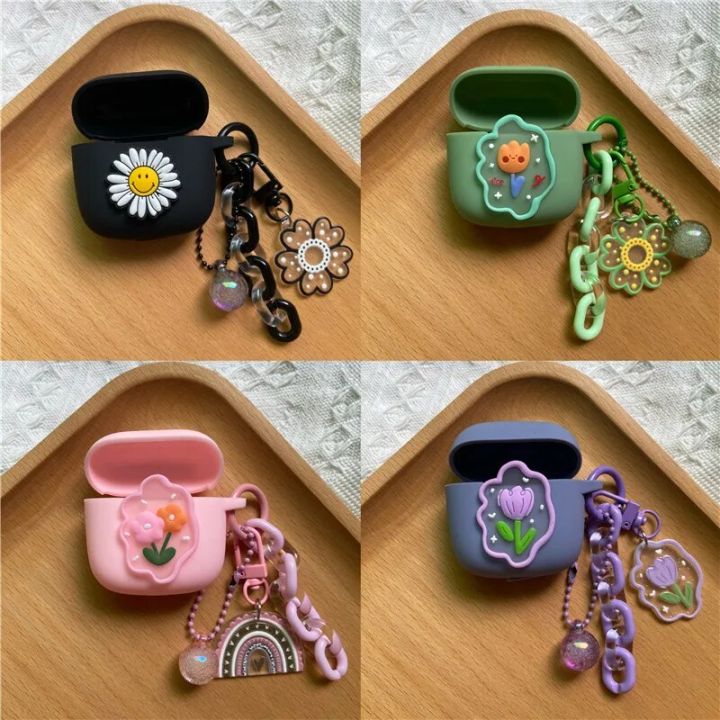 Korean Fresh Flower Case For Huawei FreeBuds SE2 Silicone Wireless ...