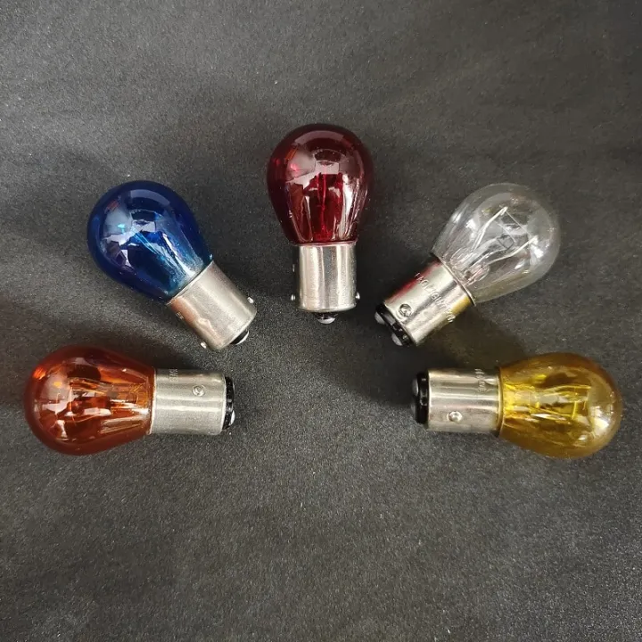 BA15S 2X Car Halogen Bulb Car Turn Signal Lights S25 1141 BA15S BAU15S ...