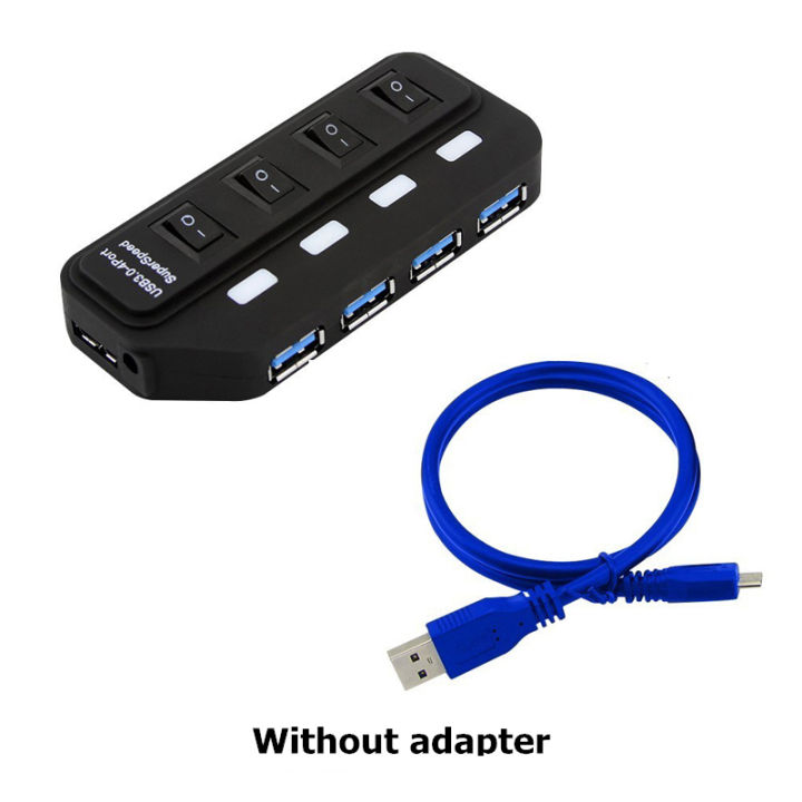 【The Timber Loft】High Speed 4&7 Ports USB 3.0 Hub With OnOff Switch ...
