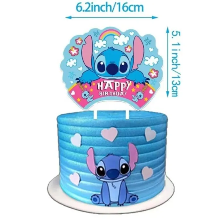 New Stitch Theme Stitch Party Supplies Pull Flag Tablecloth Birthday ...