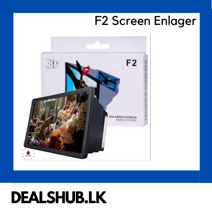 F2 Portable 3D Magnifier Enlarged Screen | Daraz.lk