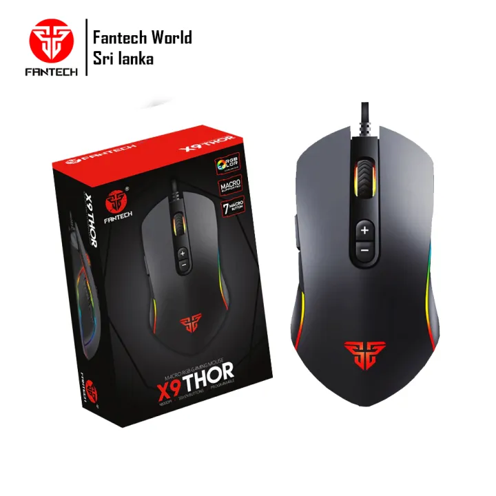 Fantech X9 Thor Macro RGB Gaming Mouse | Daraz.lk