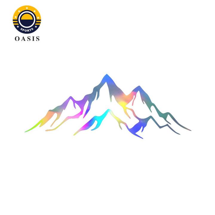 Oasis Decorative Sticker Colorfast Sunset Graphics Decal Car Sticker ...