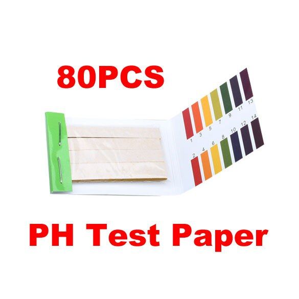 80pcs Strips PH Paper Test Meters Indicator Paper PH Value 1-14 Litmus ...