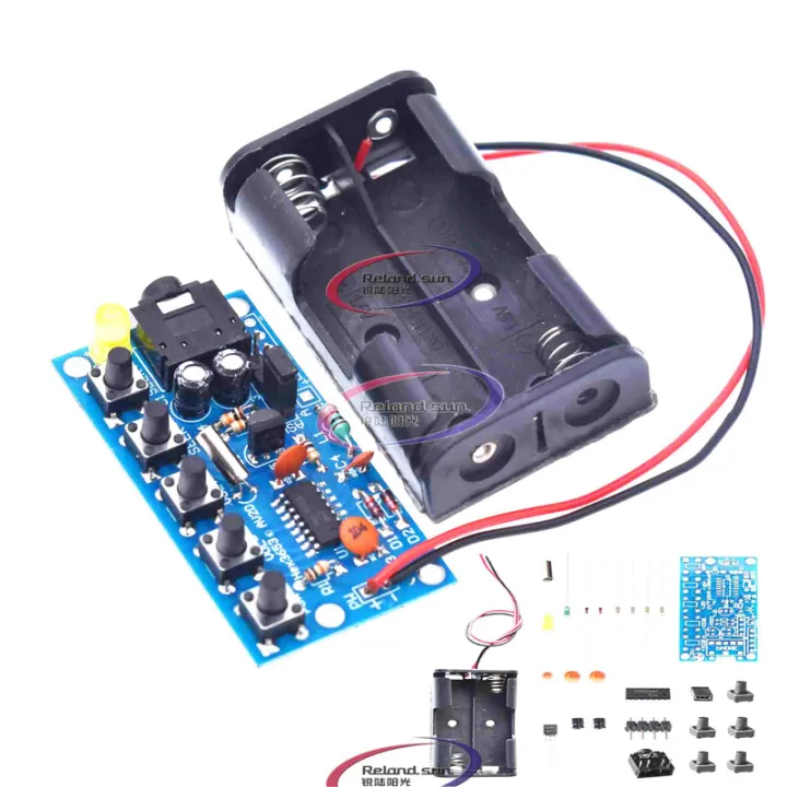 DIY Electronic Kits Stereo Receiver Module 76MHz-108MHz DC 1.8V-3.6V ...